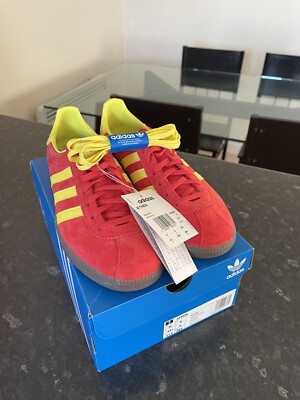 Adidas Athen GY4307 Red/Yellow size 9 | eBay UK