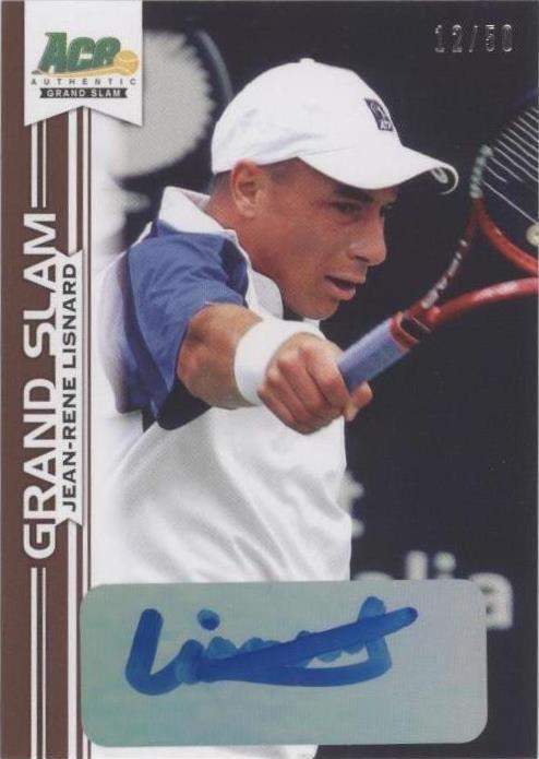 2013 Ace Authentic Grand Slam - Jean-Rene Lisnard #BA-JRL Bronze /50 ...