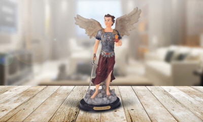 12"H Archangel Jehudiel Statue Saint Jegudiel The Angel of Work Holy ...