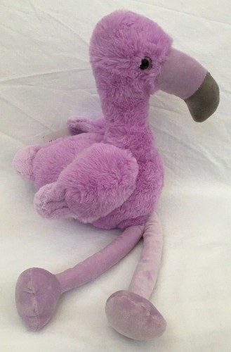 Hug Fun Purple Flamingo Plush Stuffed Animal Long Legs 21 Inches Soft ...