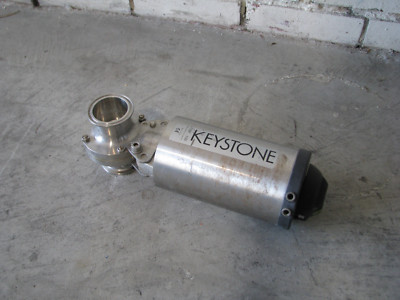 Stainless Pneumatic Butterfly Valve 2" 50mm - Keystone F257 100 | eBay ...