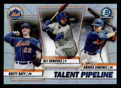 2020 Bowman Ali Sanchez / Andres Gimenez / Brett Baty Talent Pipeline ...