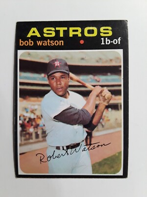 1971 Topps Bob Watson #222 baseball card Houston Astros | eBay
