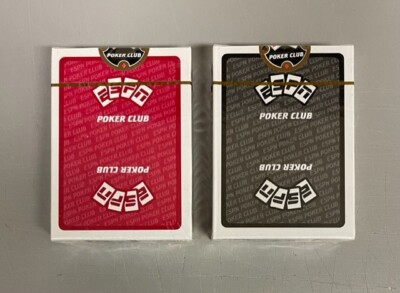 ESPN POKER CLUB PLAYING CARDS Professional Poker Deck 2 Packs Sealed ...