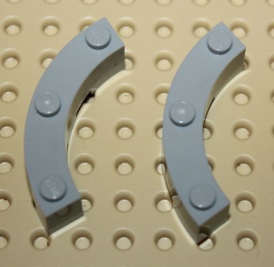 Lego 2 MdStone Brick Round Corner 4x4 Macaroni ref 48092 sets 7065 ...