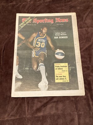 The Sporting News - February 24, 1973 - George McGinnis - Indiana ...