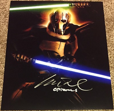MATT WOOD SIGNED STAR WARS 11X14 PHOTO GENERAL GRIEVOUS AUTOGRAPHED | eBay