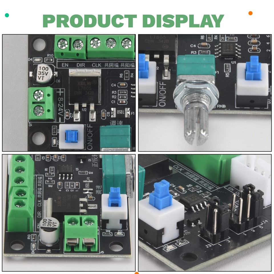 OSC V1.0 Stepper Motor Drive Simple Controller Pulse PWM Generator1350 ...