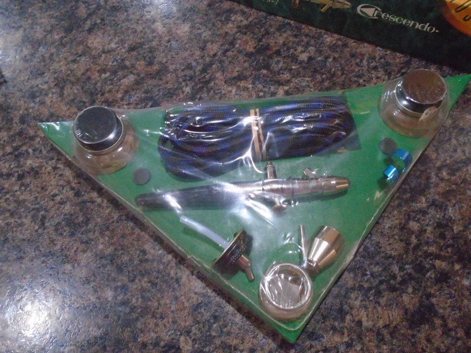 Badger Air-Brush Crescendo Double Action Kit Model No. 175-7 Never Used Open Box | eBay