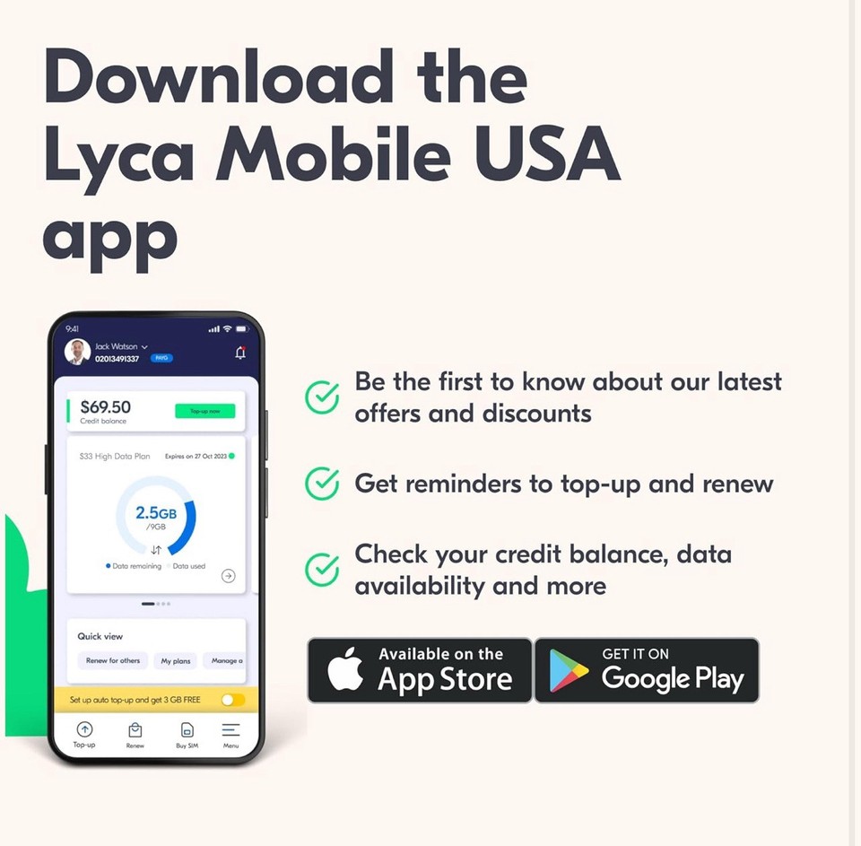 Lycamobile Prepaid $19 X 1 Months Plan Preloaded Sim Card Unlimited ...