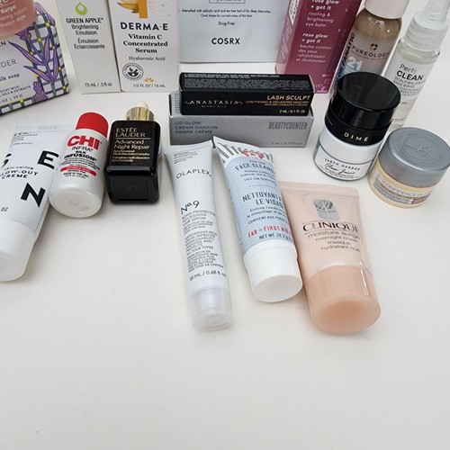 NEW Lot of 20 Deluxe / Travel Size Hair and Skin Care Beauty Samples | eBay