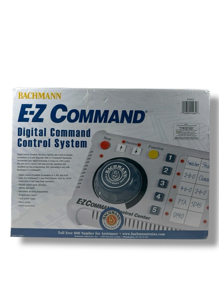 Bachmann 44932 EZ Command Digital Command Control System NEW SEALED ...