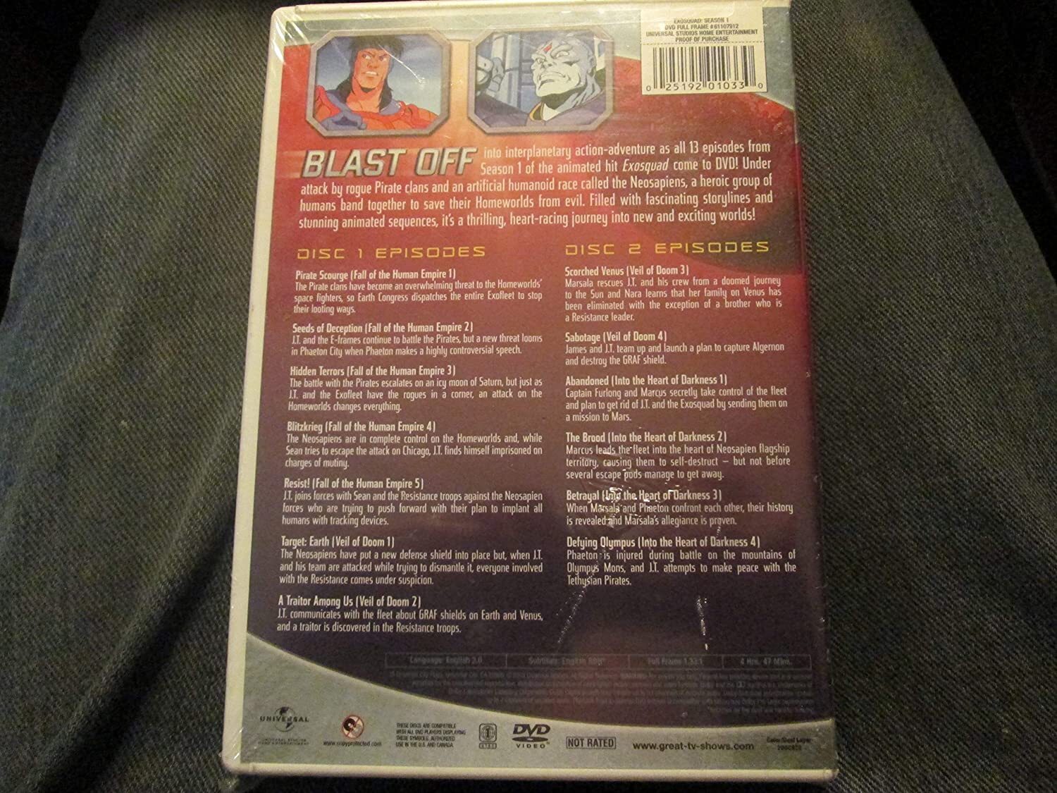 Exosquad: Season 1 (DVD) Lisa Ann Beley Robby Benson Garry Chalk Janyse ...