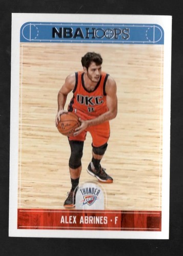 2017-18 Hoops Alex Abrines Oklahoma City Thunder #214 Near Mint or ...