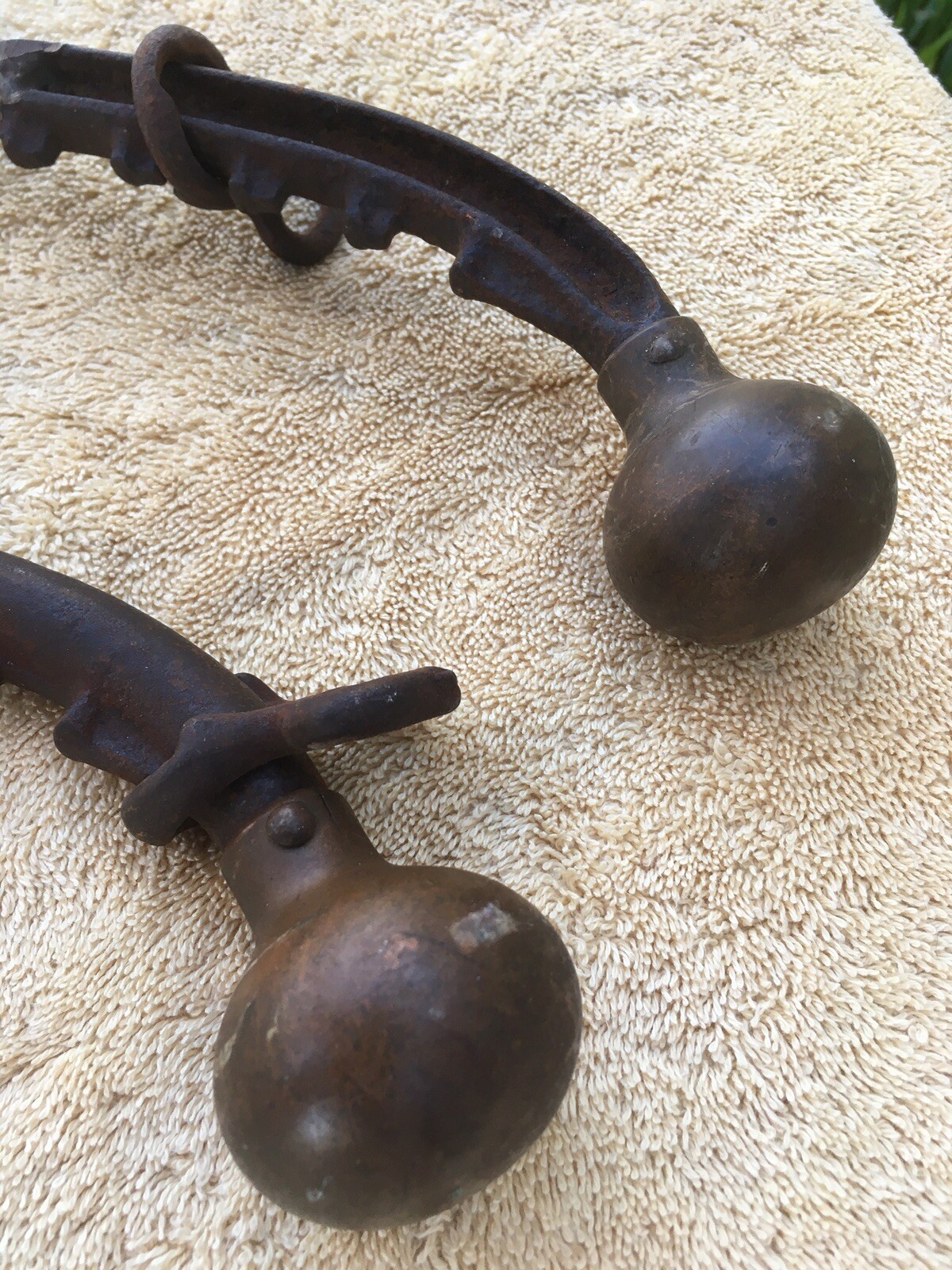 Vintage Horse Hames Iron Brass Wall Hangers or Arts Crafts | eBay