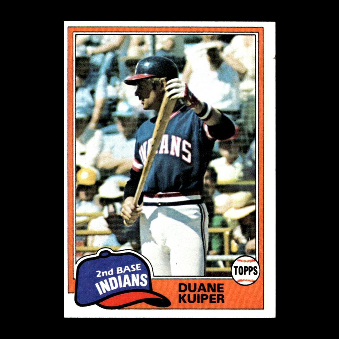 Duane Kuiper 1981 Topps Cleveland Indians #612 Nice! 1 | eBay