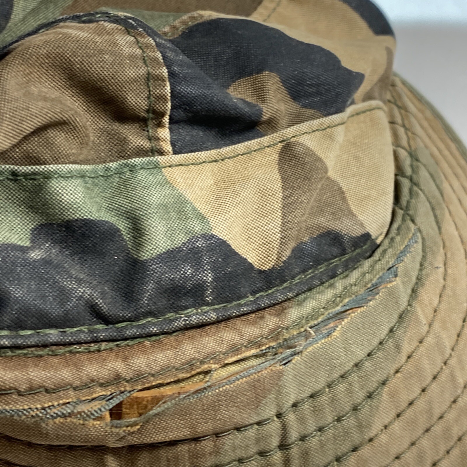 Vintage US Military Issue BDU Combat Cap Hat Winter E… - Gem