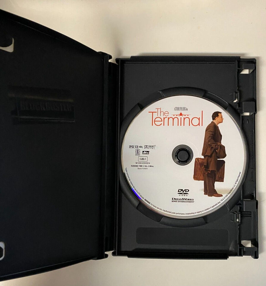 The Terminal DVD 2004 Tom Hanks, Catherine Zeta-Jones, Chi McBride Used ...