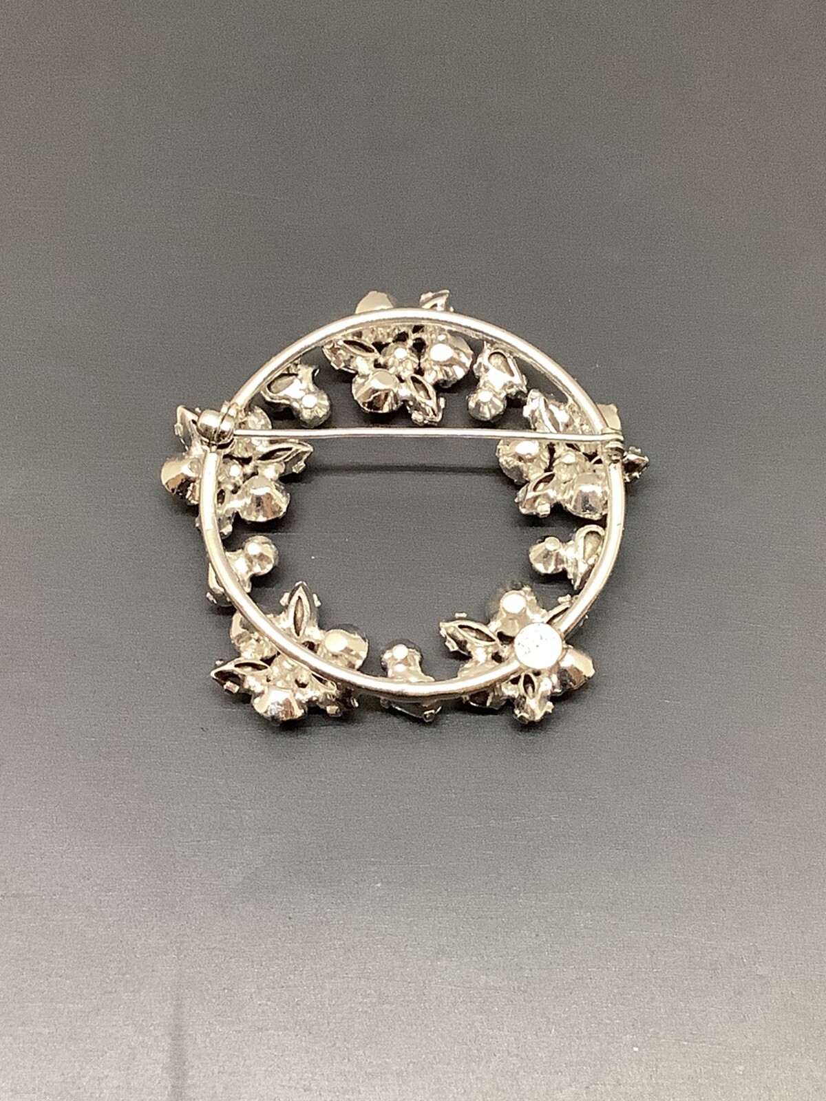 RARE Signed Phyllis Sterling Silver flower brooch w/b… - Gem