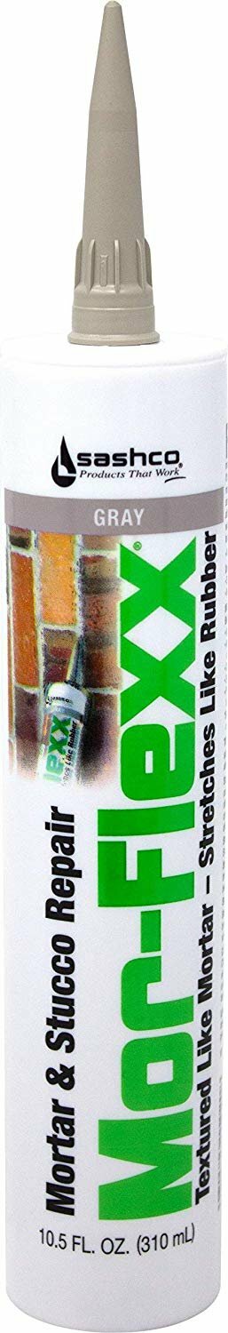Sashco Mor-Flexx Caulking for Mortar, 10.5 Ounce Cartridge, Gray (Pack ...