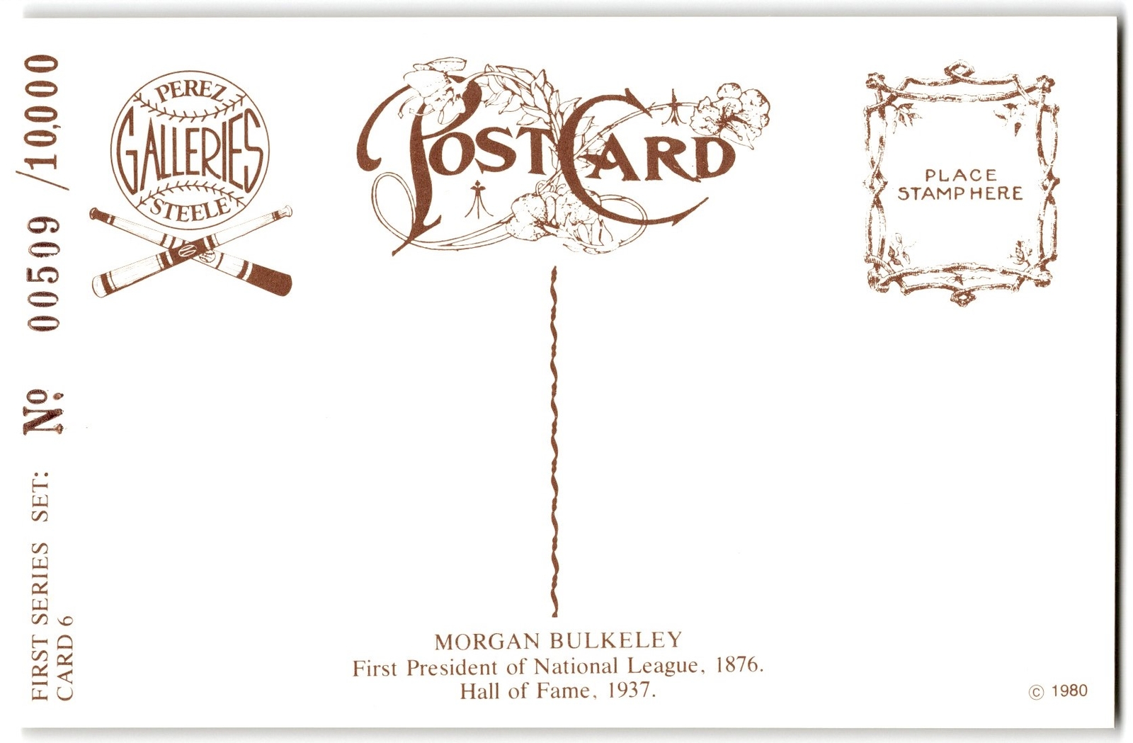 1980 First Series Morgan Bulkeley 509/10000 #6 | eBay