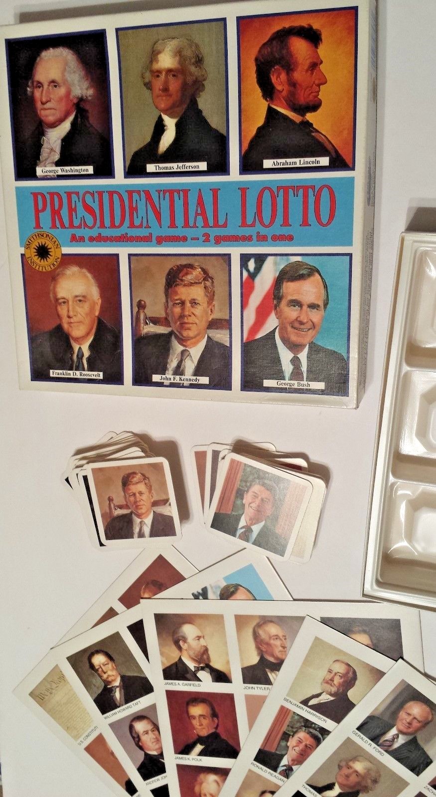 Presidential Lotto ~ Educational 2-in-1 Game ~ Smithsonian Institute ...