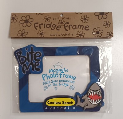 Earth Nymph Magnetic Fridge Photo Frame Coolum Beach Australia Shark ...