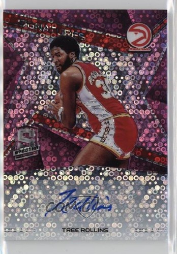 2018-19 Panini Spectra - Signatures Tree Rollins #SG-TRL Neon Pink ...
