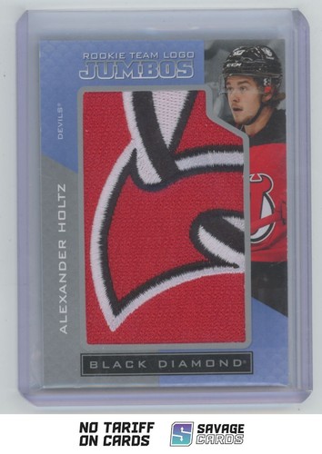 2021-22 UD Black Diamond Rookie Team Logo Jumbos Alexander Holtz #RTL ...