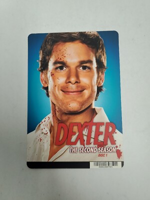 Dexter Season 2 Disc 1 BLOCKBUSTER DVD BACKER CARD ONLY 5.5"X8" | eBay