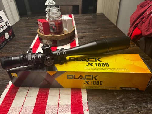 NIKON BLACK X1000 6-24X50 ILLUMINATED X-MRAD WITH MOUNT | eBay