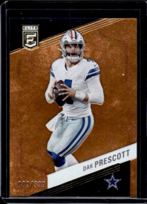 2023 Donruss Elite Dak Prescott Orange Parallel #/399 Dallas Cowboys SP ...