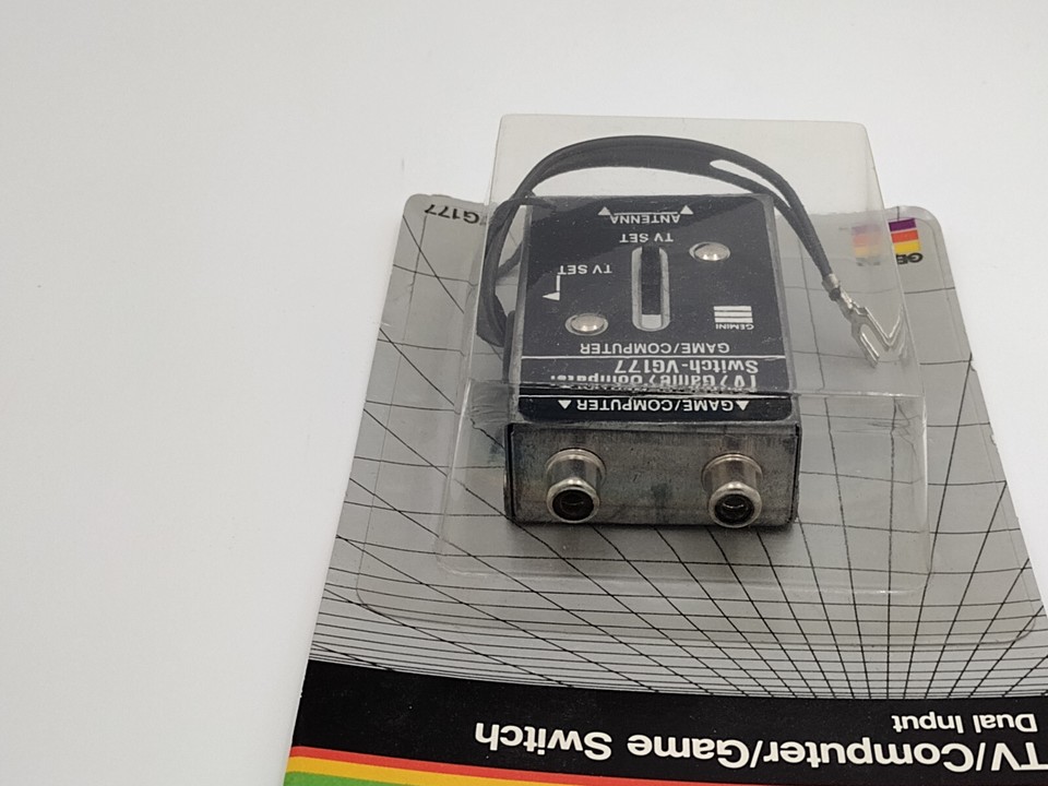 TV Computer Game Switch, Dual Input. Gemini VG177 NOS. VHF switch ...