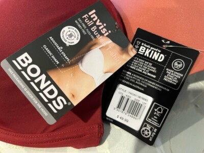 NWT Bonds Invisi Full Busted T-Shirt Bra 12 14 16 D E F G | eBay Australia