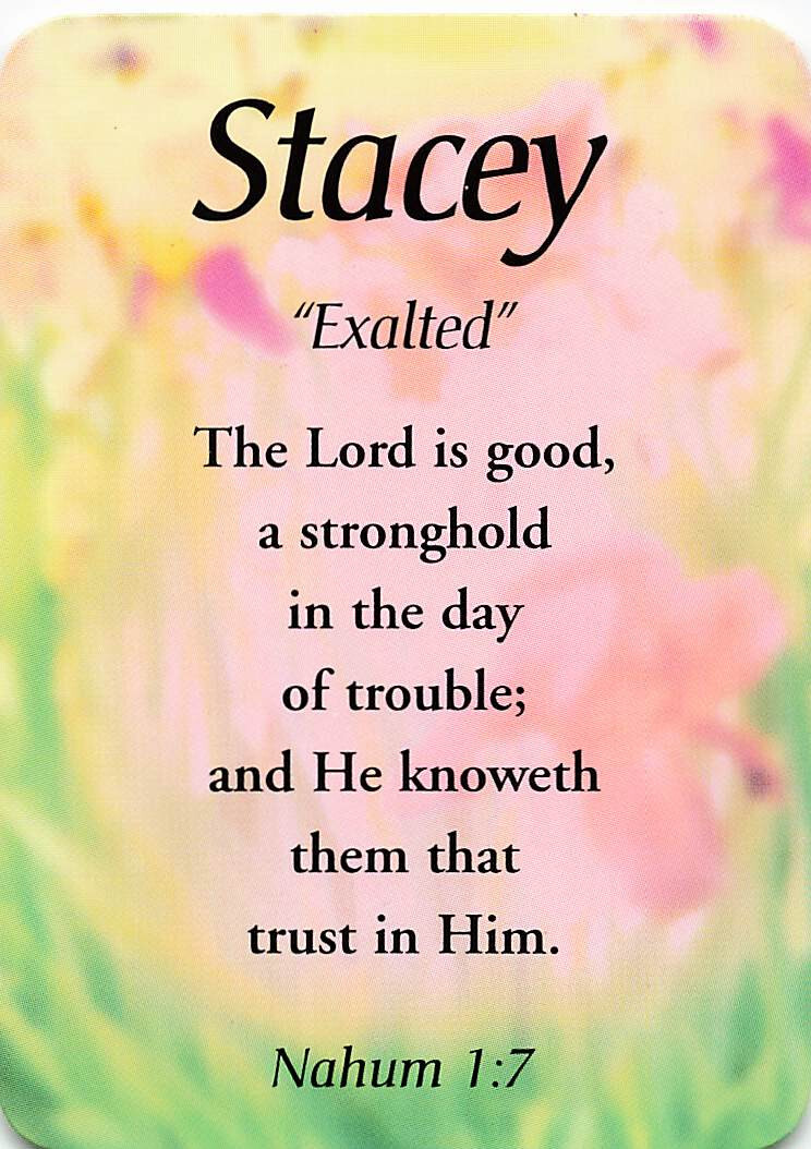 The Meaning Of Stacey
