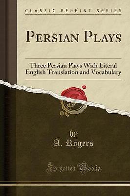 Persian Plays Three Persian Plays With Literal Eng | eBay UK