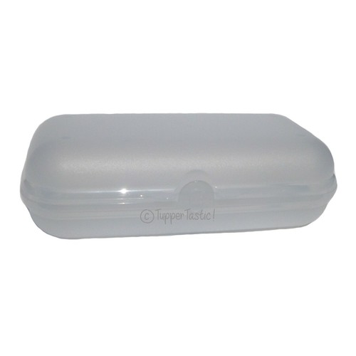 Tupperware Large Oyster in Sheer with Clip lock Seal Roll or Wrap Lunch ...