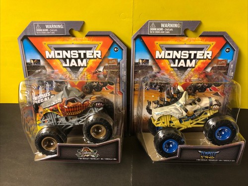 SPIN MASTER MONSTER JAM SERIES 26 1/64 KNIGHTMARE & SERIES 36 TEMPEST ...