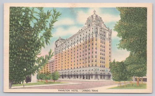 Laredo Texas, Hamilton Hotel Advertising, Vintage Postcard | eBay