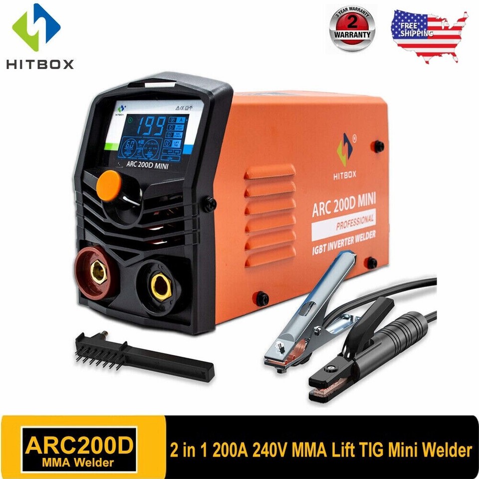 Hitbox MINI 140A ARC Welder 110V/220V MMA Sticks Lift TIG Welding ...