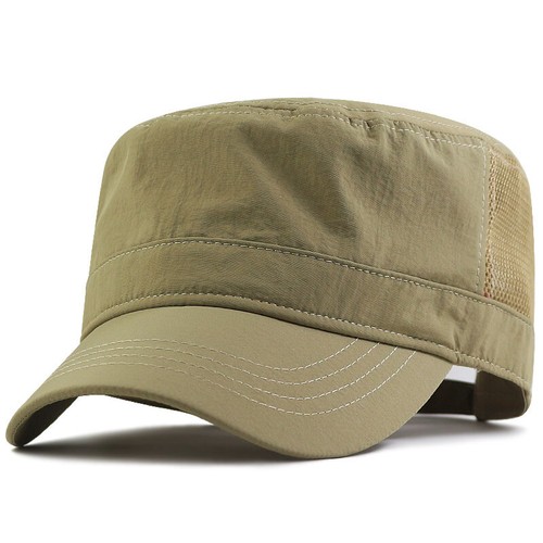 Oversize Army Flat Top Cap Men Women Military Mesh Hat For L/XXL Big ...