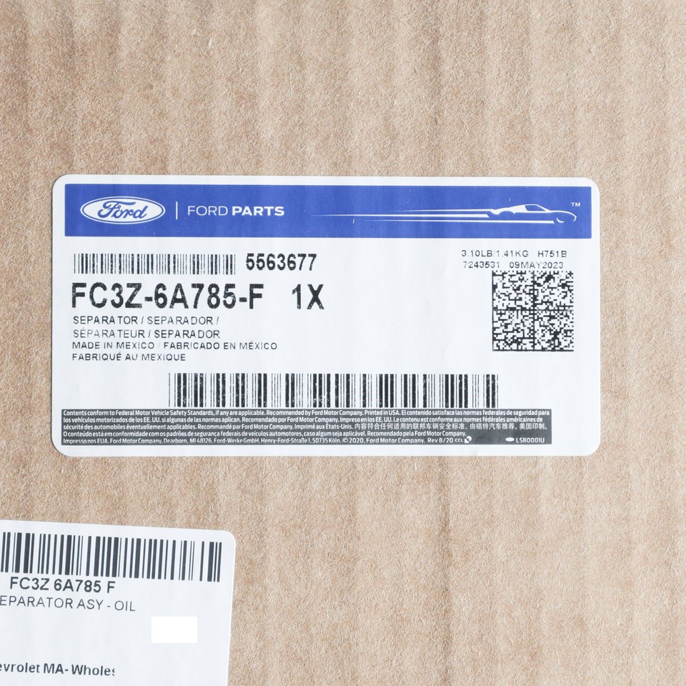 OEM NEW 2017-2019 Ford F-250 Super Duty Separator Assembly Oil FC3Z ...
