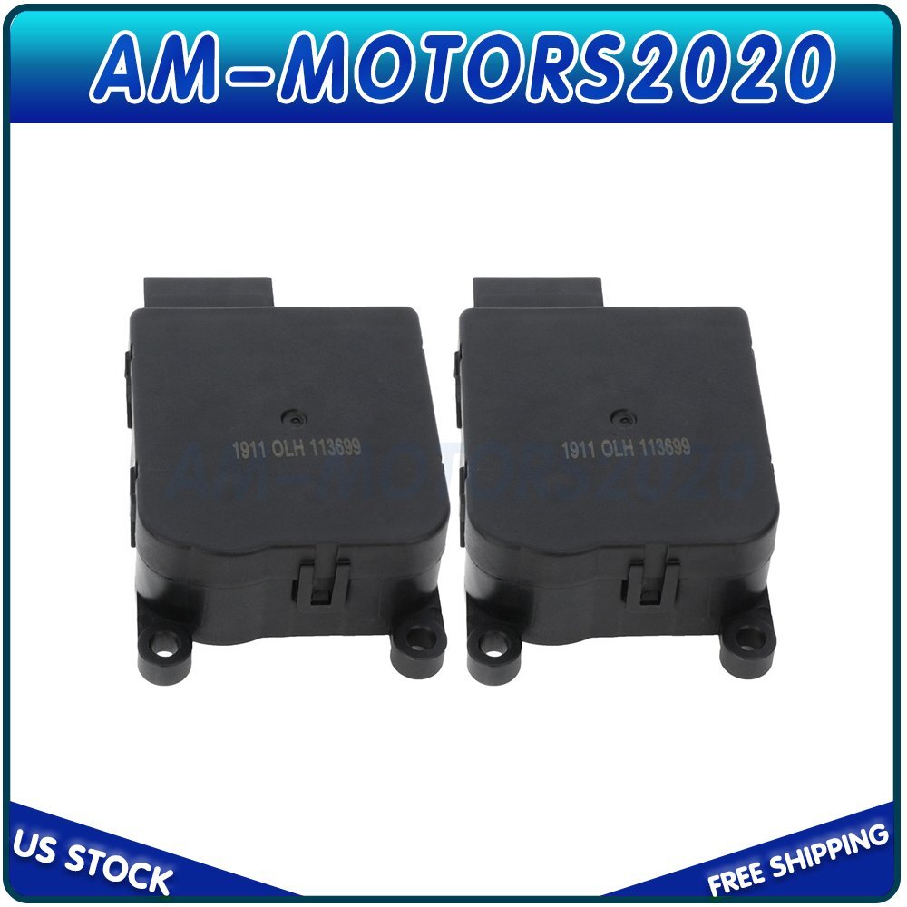 2) For Dodge 2007-11 Jeep 2008-12 Blend Door Actuator Heater AC ...
