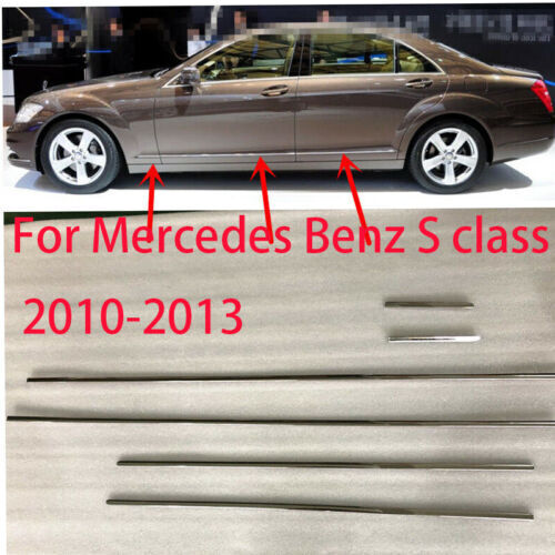 W221 Door Chrome Molding 6PCS For Mercedes Benz S class 2010-2013 6PCS ...