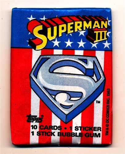 Topps Superman III (Movie) Trading Card Pack | eBay