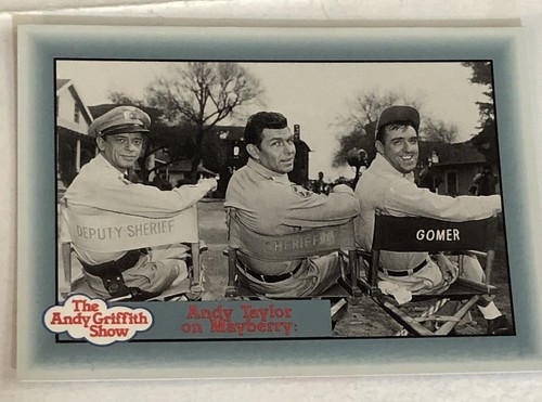Andy Griffith Show Trading Card 1990 #50 Andy Griffith Don Knotts Jim ...
