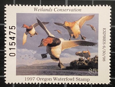US Stamps-SC# Oregon #18 - Duck Stamp - MNH - CV $20.00 | eBay