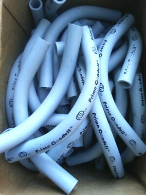 Prime Conduit 90 Degree Elbow PVC 1/2" SCH 40 STD RAD, Made in USA (50 ...