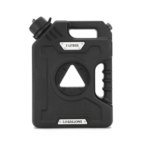 3L Black Fuel Tank Cans Tanks Atv Jerrycan Mount Motorcycle Gas Can ...