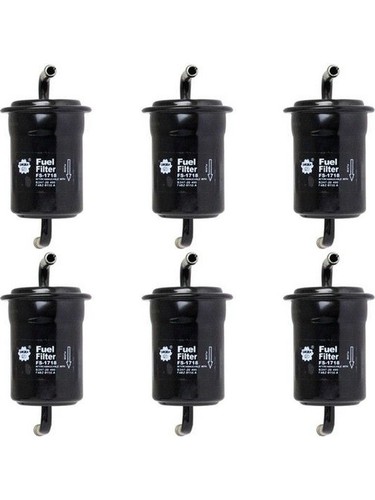 6 x Sakura In-Line Fuel Filter FS-1718 fits Ford Festiva 1.3 WF i ...